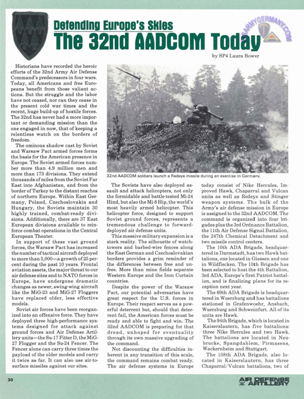 Usareur Newspapers 32nd Aadcom